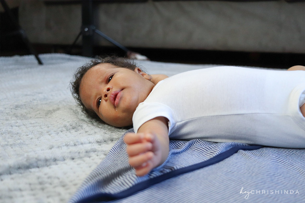 How to Swaddle a Baby With a Blanket | HeyChrishinda.com