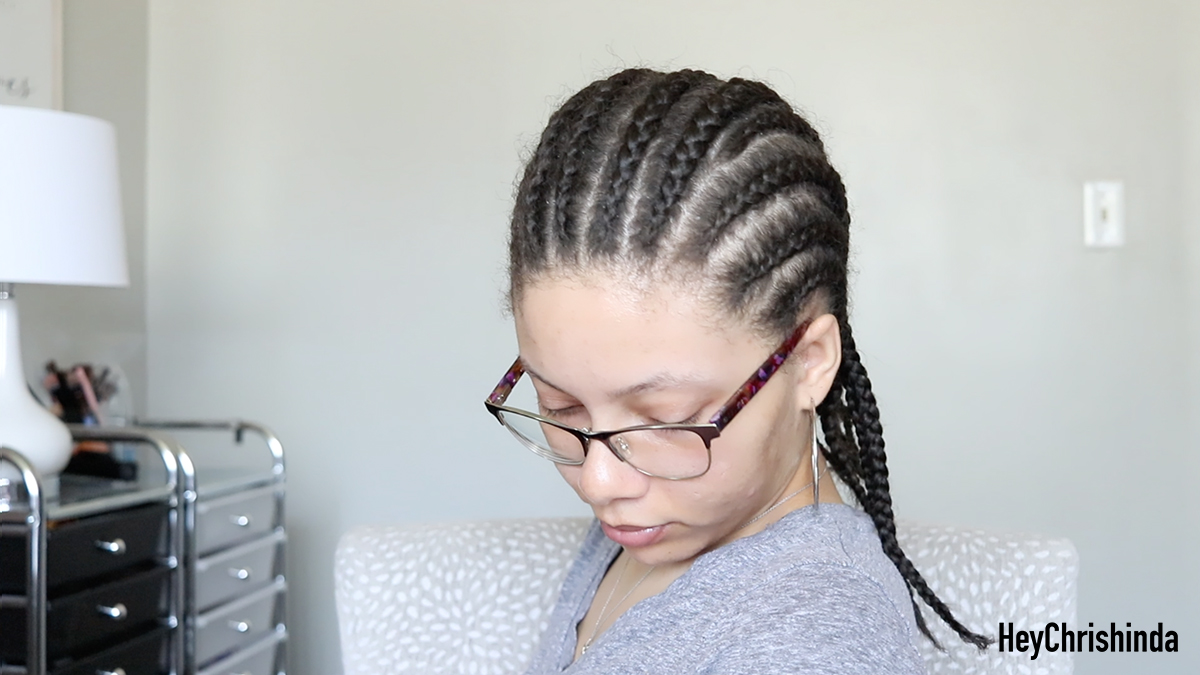 Sewing Down Long Hair for Crochet Braids - Crochet Braid Pattern for ...
