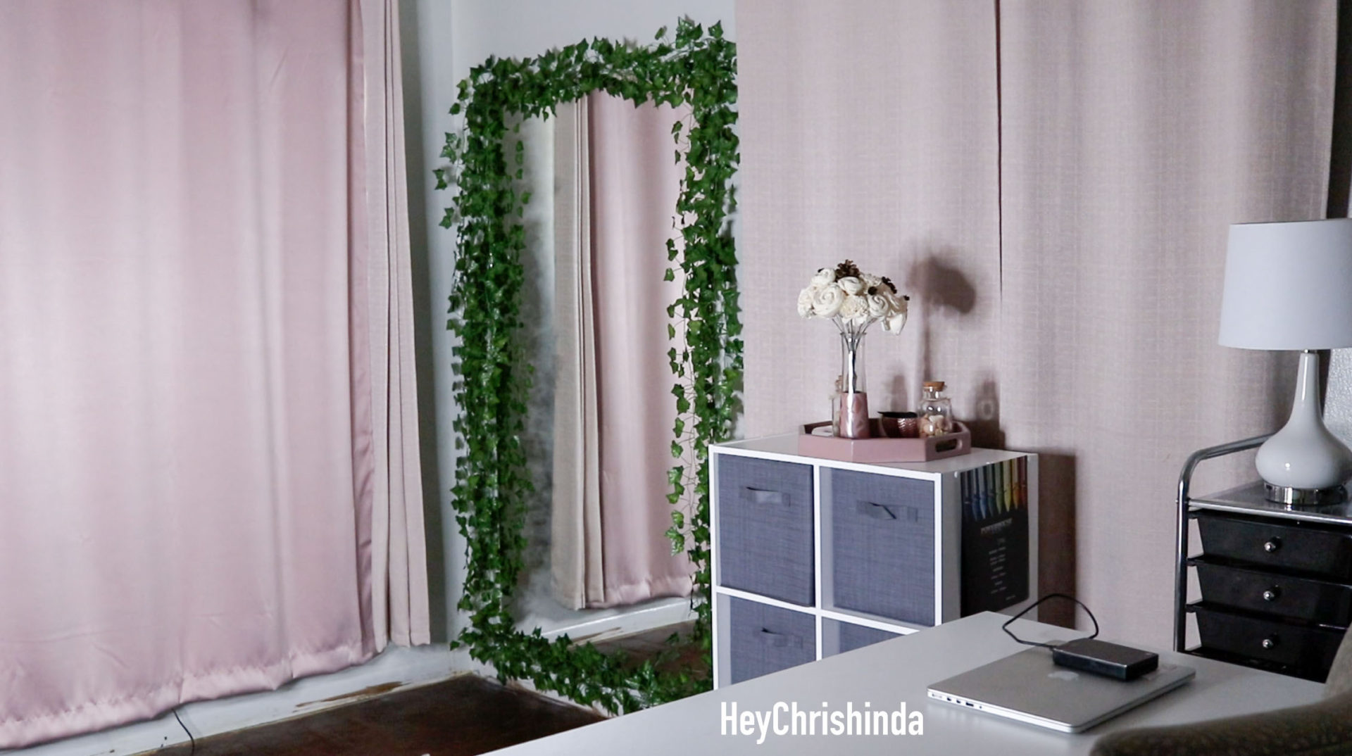 Faux Vine Mirror Frame | HeyChrishinda.com